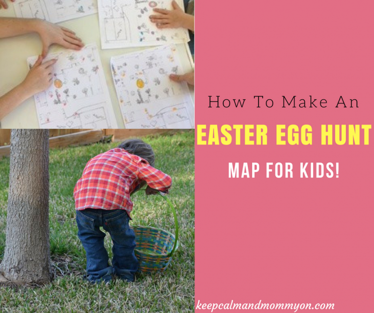 How To Make Your Own Easter Egg Hunt Map! - Keep Calm And Mommy On