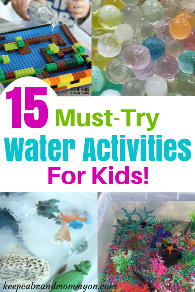 Water Play - 15 Water Activities For Kids! - Keep Calm And Mommy On