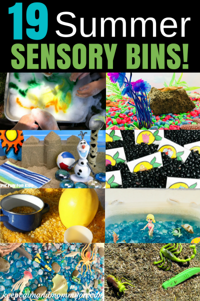 19 Summer Sensory Play Bins! - Keep Calm And Mommy On