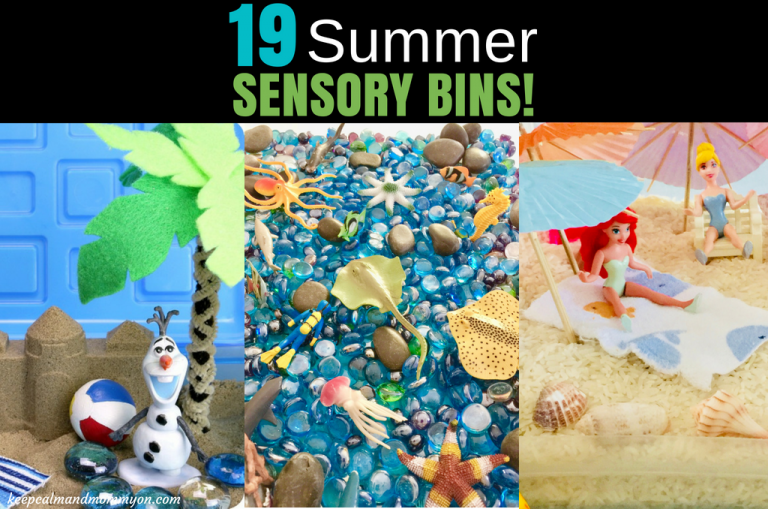 19 Summer Sensory Play Bins! - Keep Calm And Mommy On