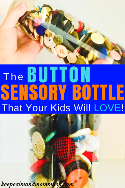 Button DIY Sensory Bottle! - Keep Calm And Mommy On