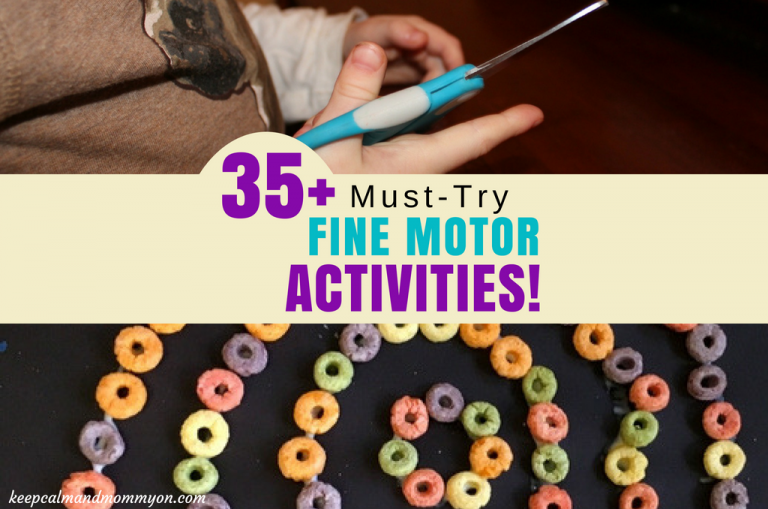 35+ Fine Motor Activities! - Keep Calm And Mommy On