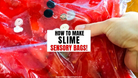 Slime Sensory Bags - Keep Calm And Mommy On