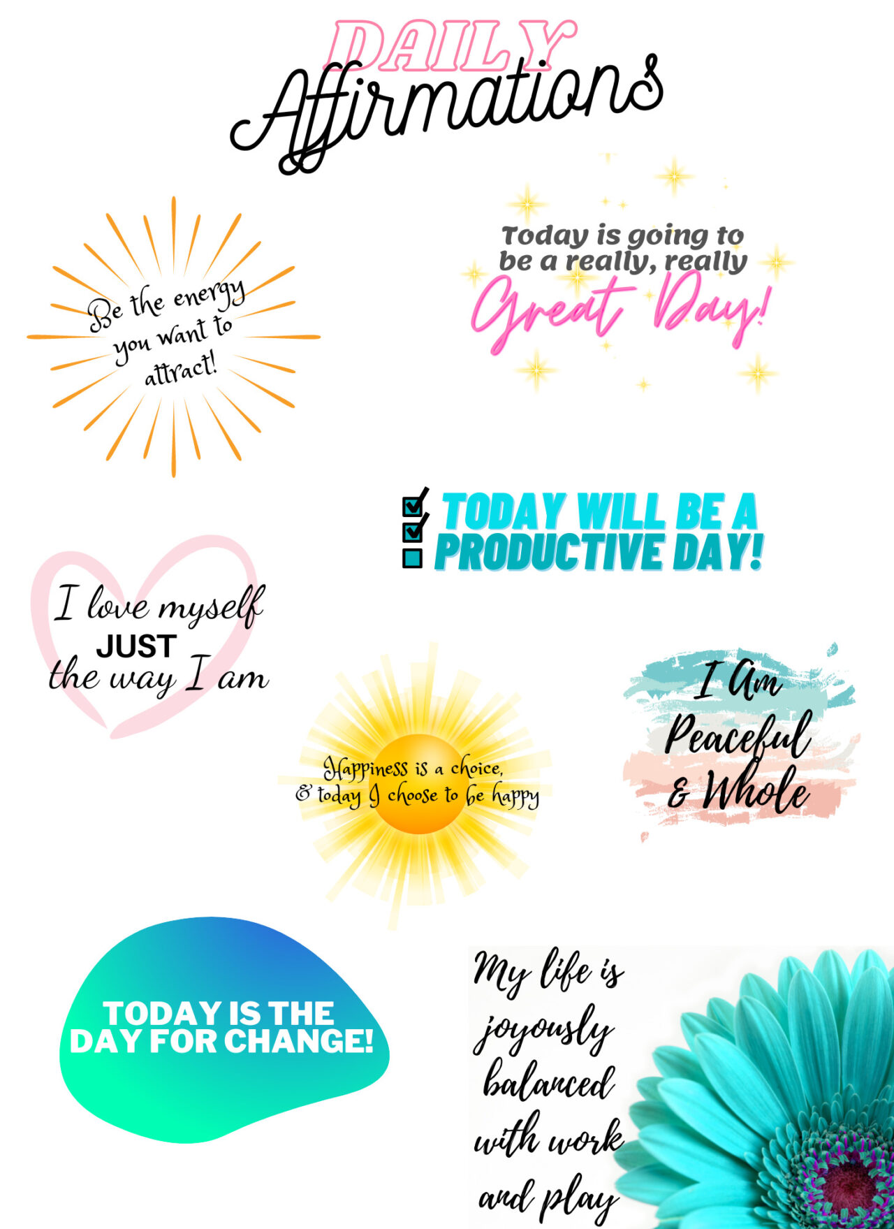 Affirmation Printables Discount - Keep Calm And Mommy On