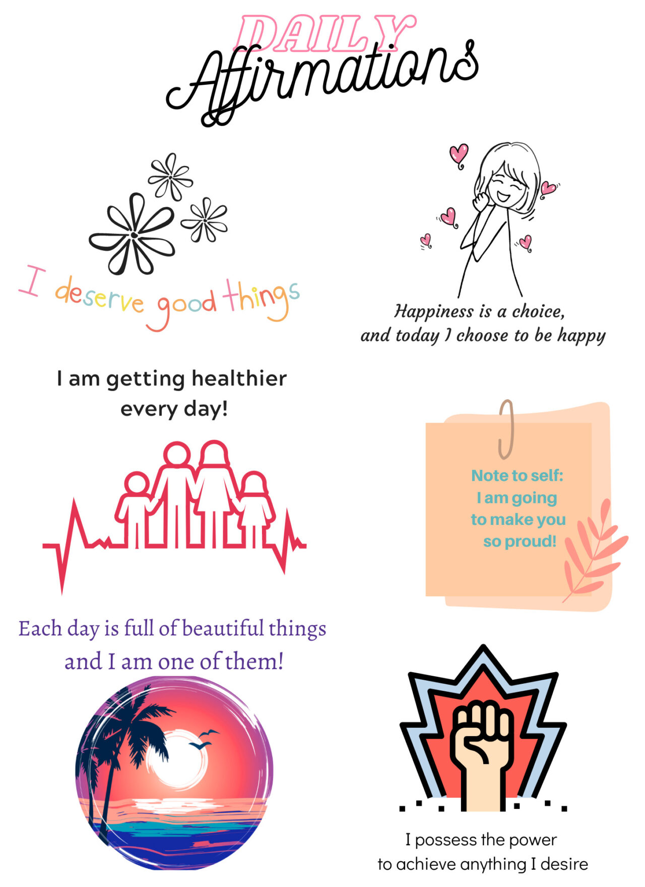 Affirmation Printables Discount - Keep Calm And Mommy On