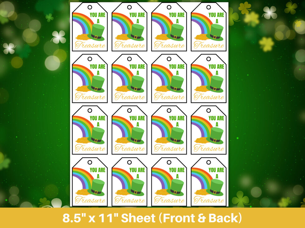 St. Patrick's Day Printable Gift Tags - Keep Calm And Mommy On