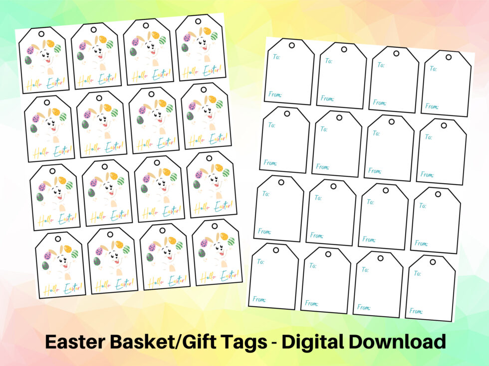 Printable Easter Gift Tags - Keep Calm And Mommy On